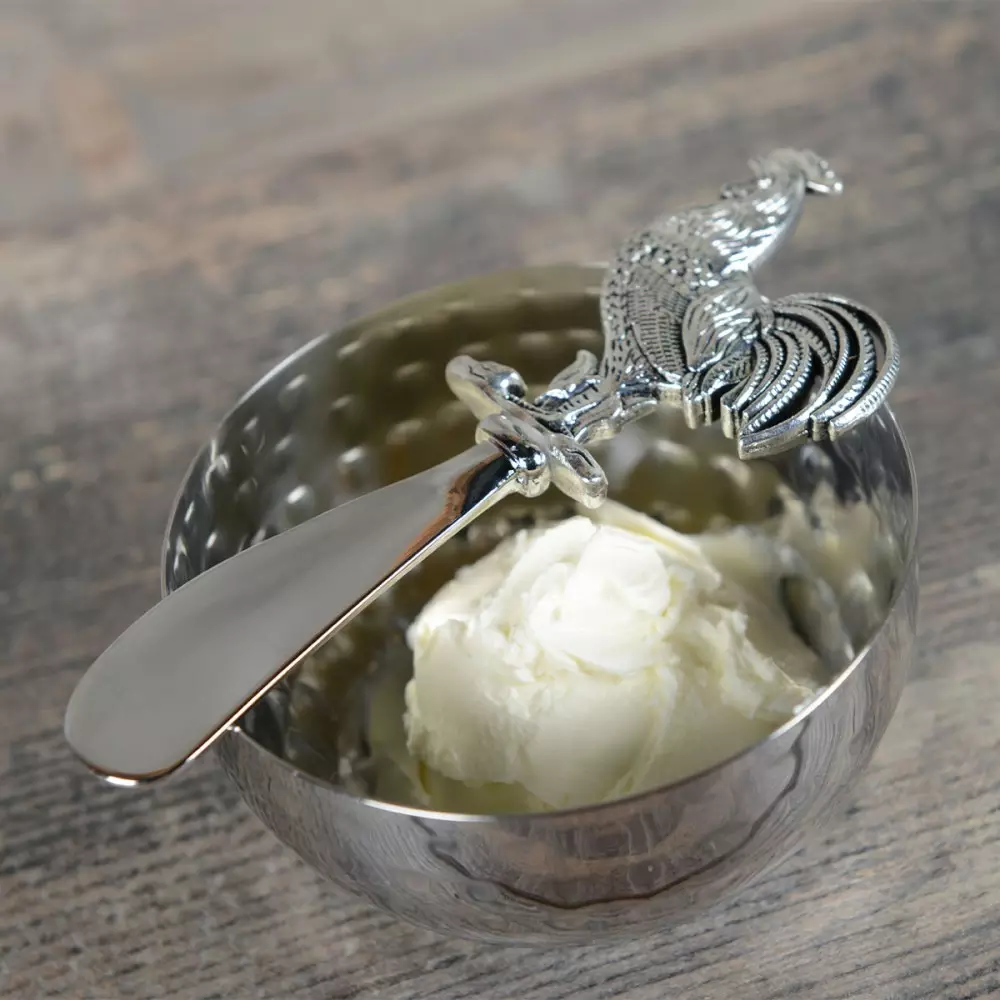 Aulica Buttermesser Hahn, 2er Set